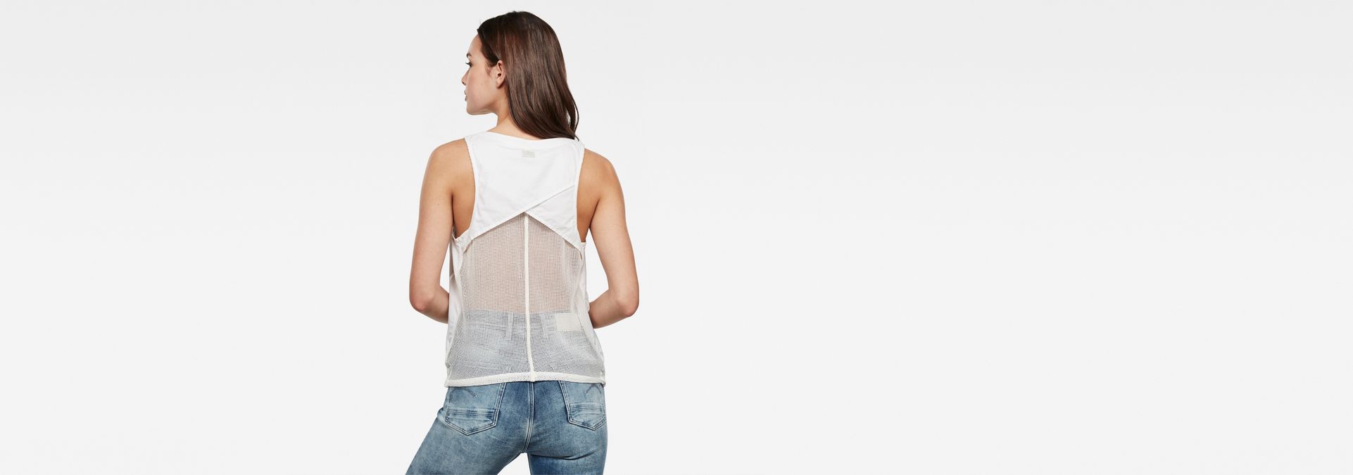 Utility openback top s\less | White | G-Star RAW®