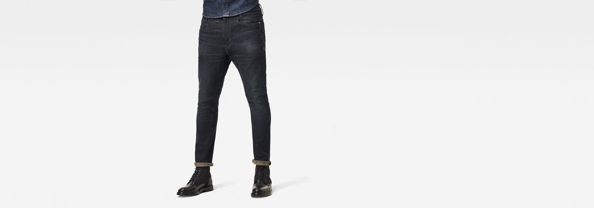 Jean D-Staq 3D Slim Wokkie Artwork | Bleu foncé | G-Star RAW®