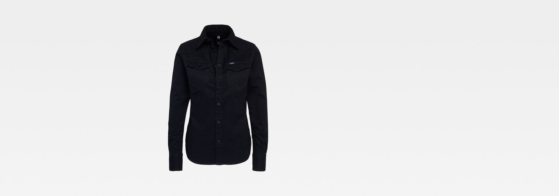 Western Kick Back Slim Shirt | Black | G-Star RAW®