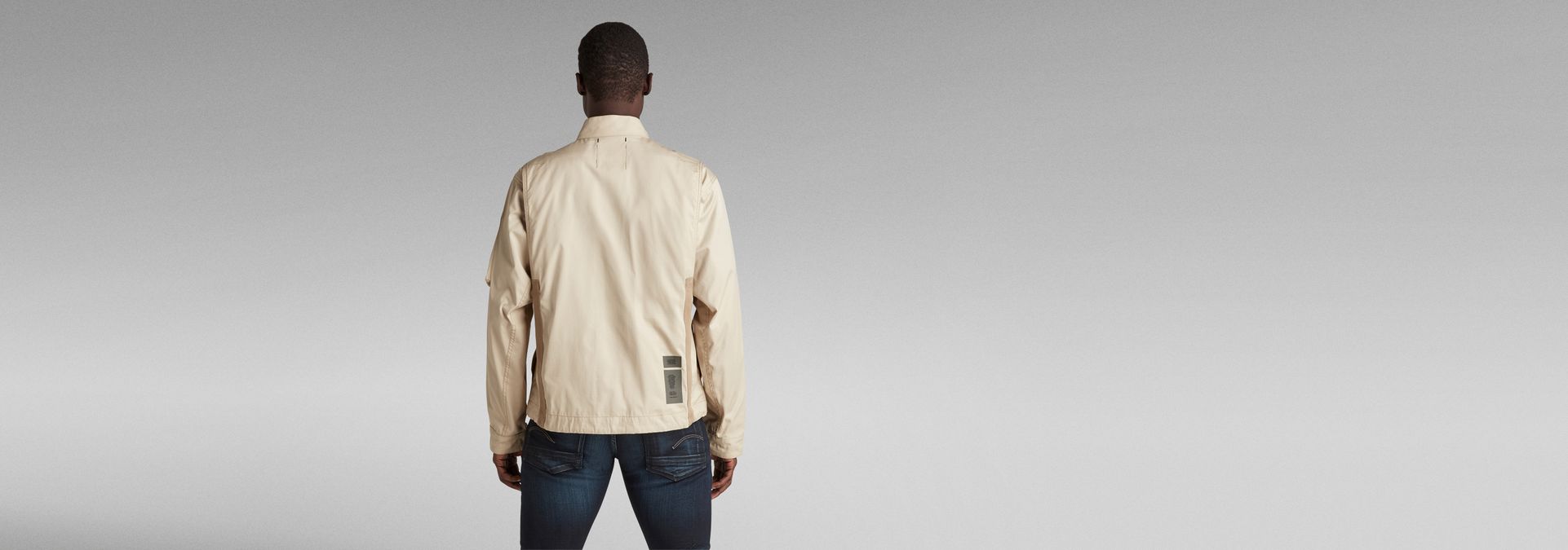 Sporty Slanted Pocket Indoor Jacket | Beige | G-Star RAW®