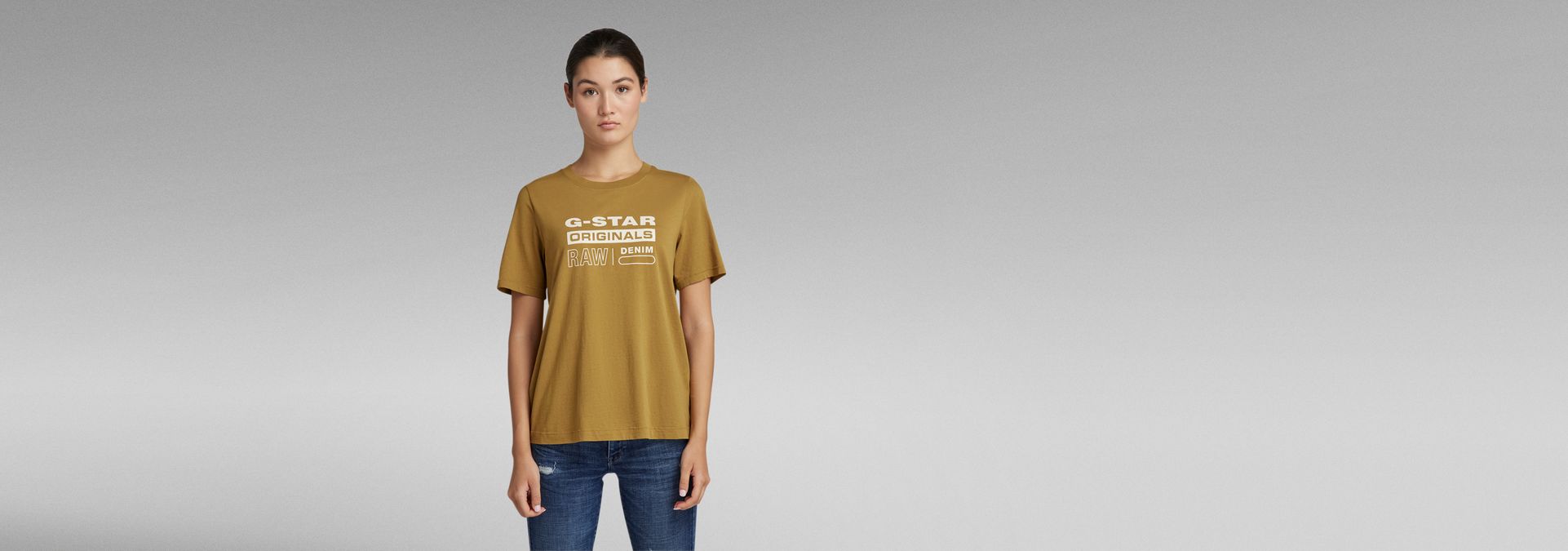 Originals Label Regular Fit Tee | Green | G-Star RAW®