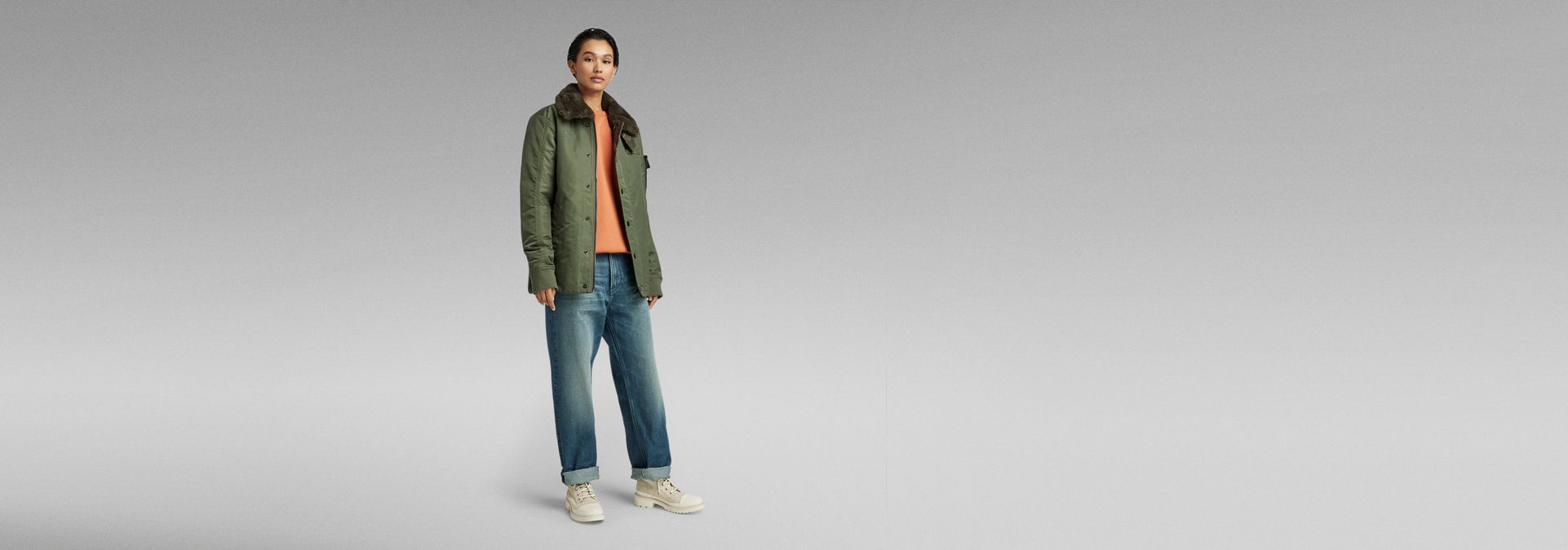 Unisex Field Liner Jack | Groen | G-Star RAW®