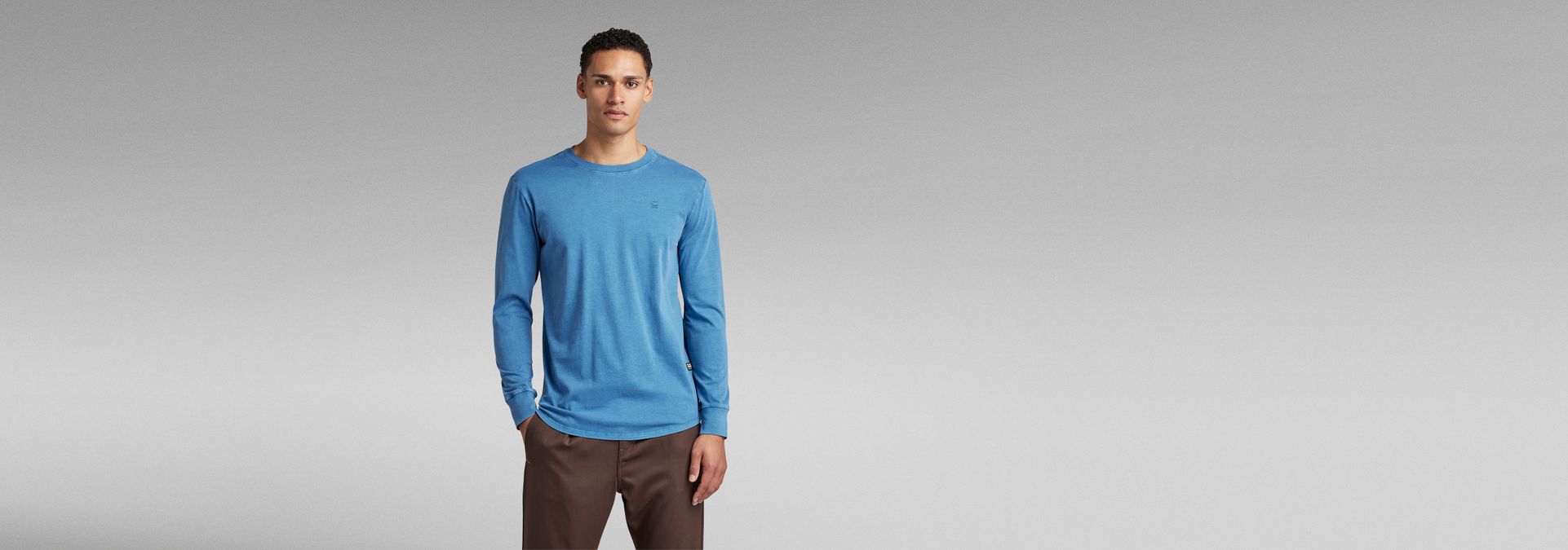 Lash T-Shirt | Mittelblau | G-Star RAW®