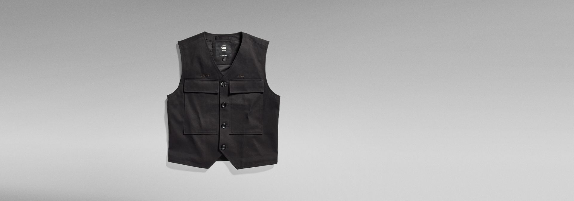 Gilet Field Pocket | Noir | G-Star RAW®