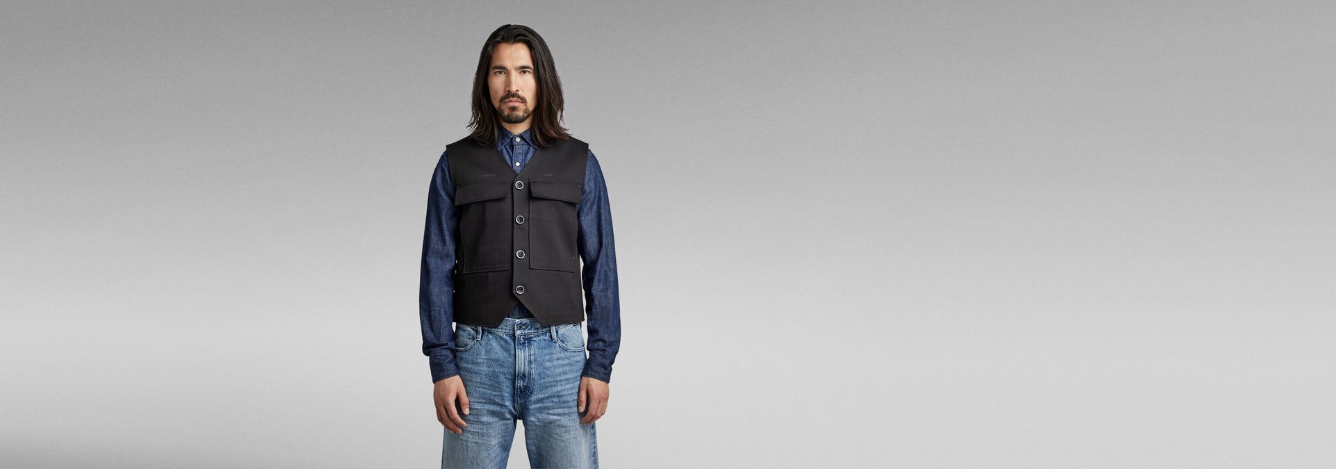 Gilet Field Pocket | Noir | G-Star RAW®