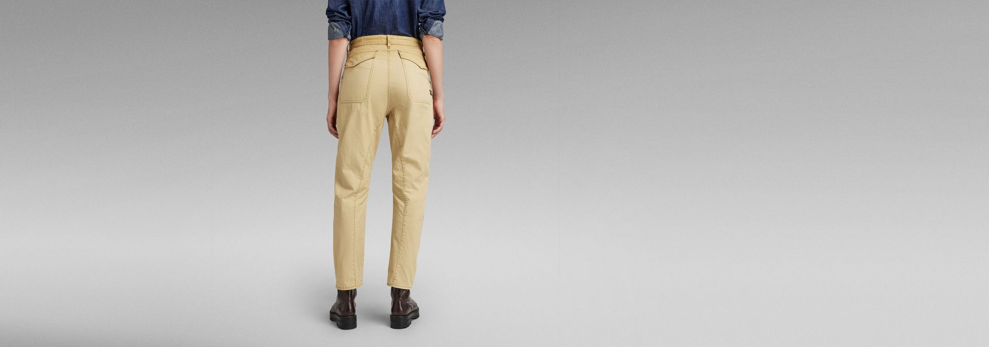 Boyfriend Broek 3D Fatigue | Beige | G-Star RAW®