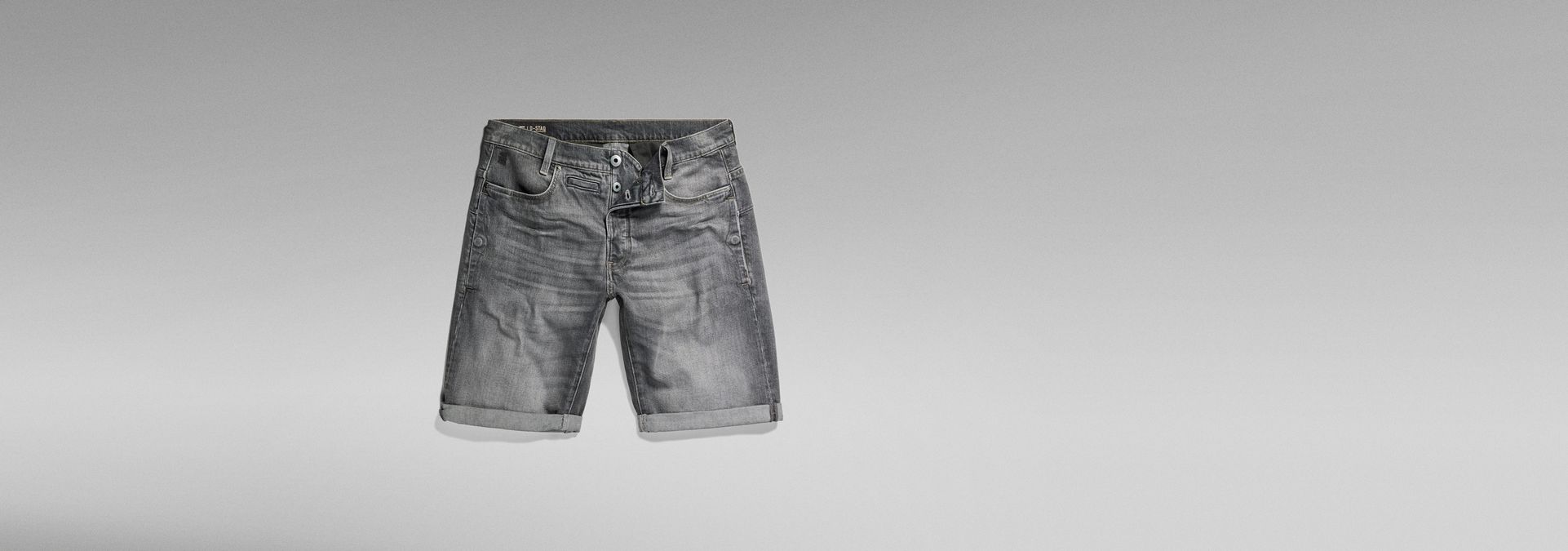 D-Staq 3D Denim Shorts | Grey | G-Star RAW®