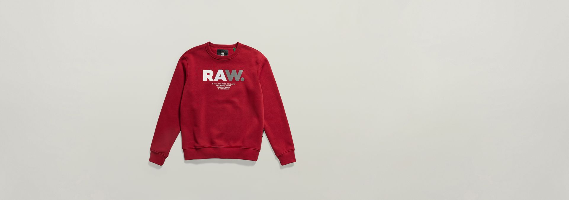 Multi Colored RAW. Sweater | Red | G-Star RAW®
