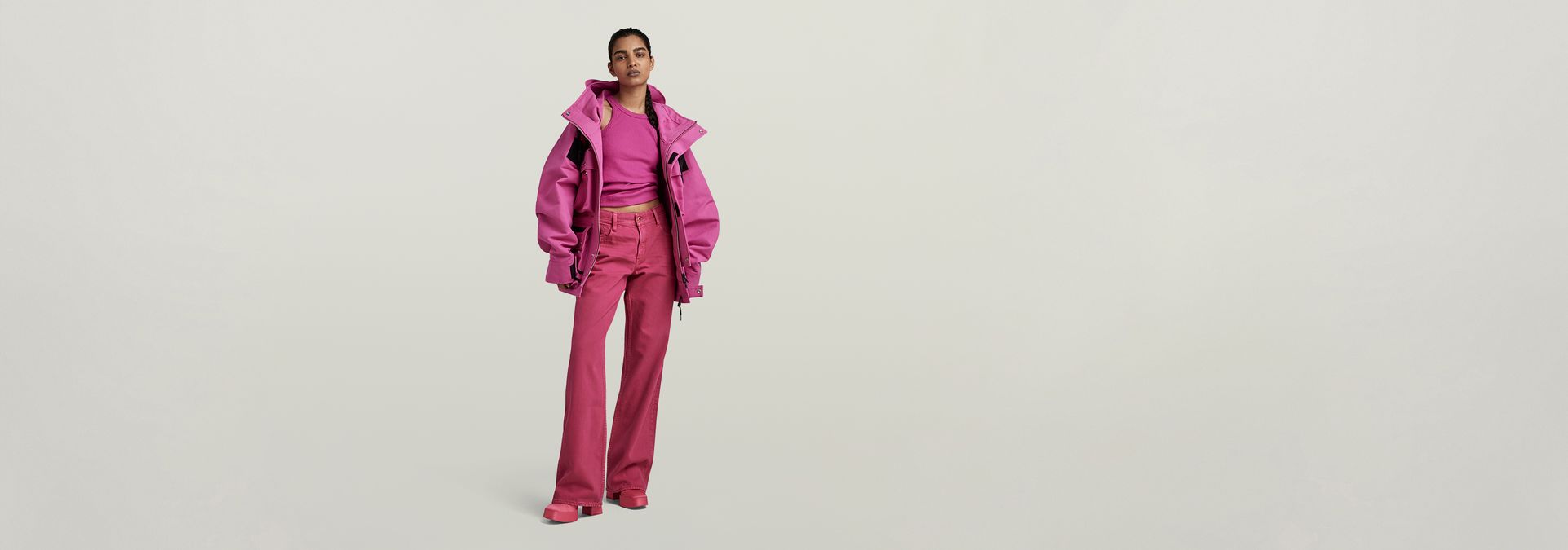 Judee Low Waist Loose Jeans | Pink | G-Star RAW®