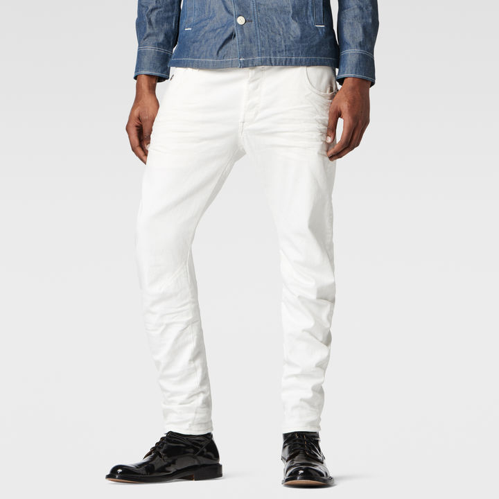 Arc Zip 3D Slim Jeans White G STAR CA