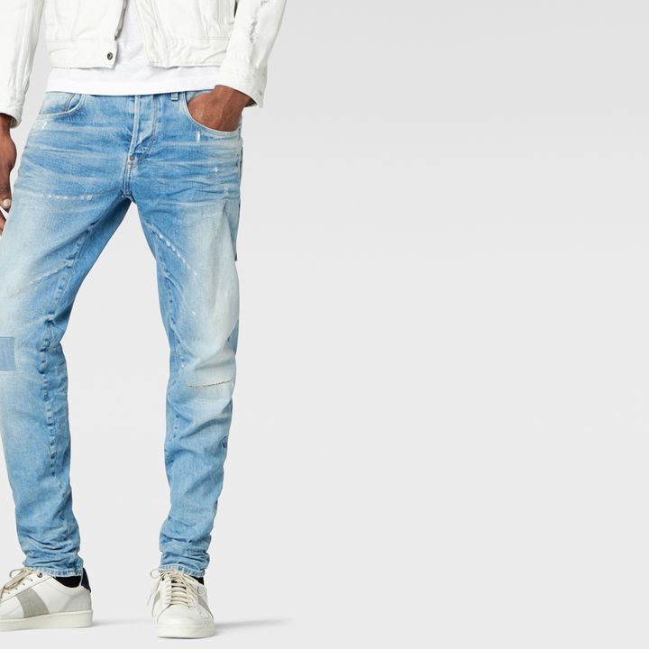 A Crotch 3D Tapered Jeans