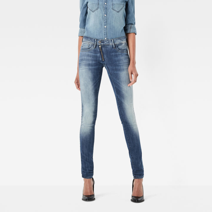 G star lynn zip mid skinny store
