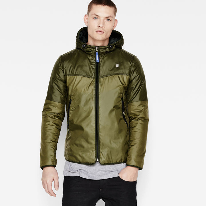 Setscale Hooded Overshirt Green G STAR CA