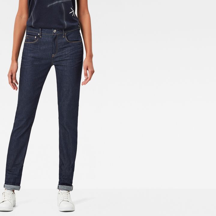 3301 High Waist Straight TU Jeans Dark blue G STAR US