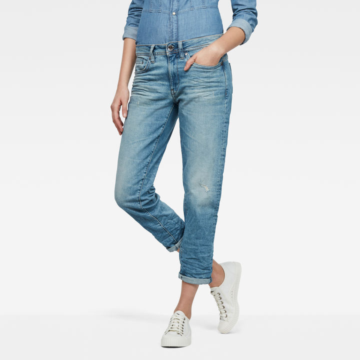 Midge Saddle Mid Waist Boyfriend Jeans