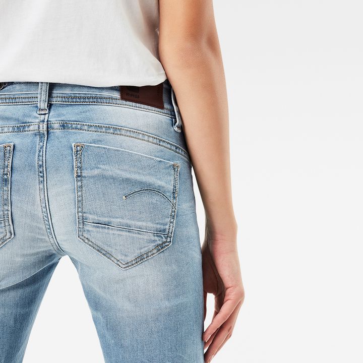 Midge Saddle Mid Waist Skinny Bootcut Jeans