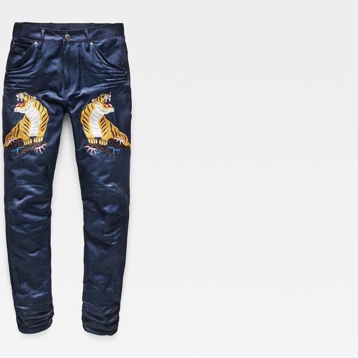5622 3D Mid waist Boyfriend Color Jeans Bleu fonce G STAR CA