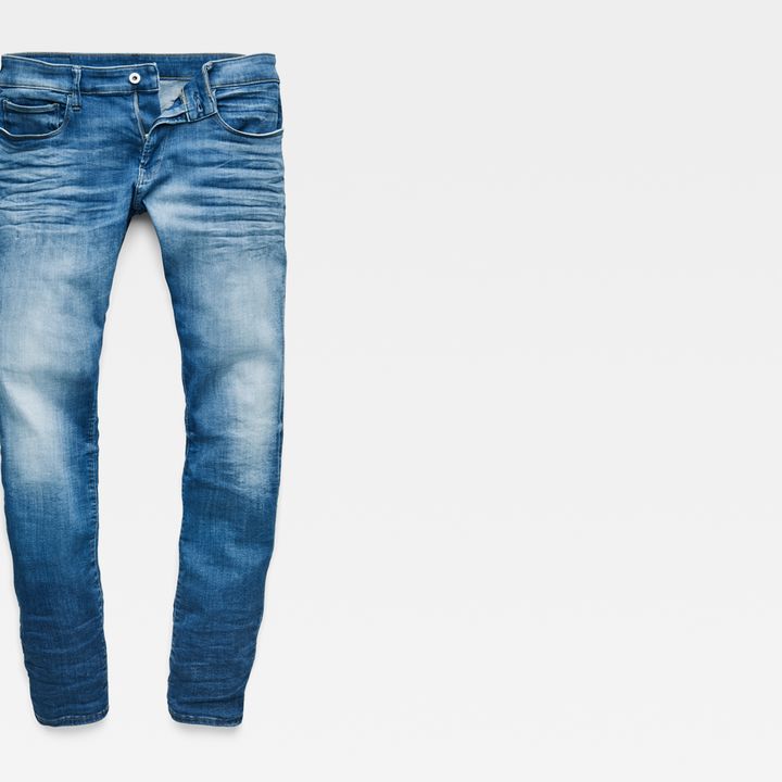 3301 Deconstructed Super Slim Jeans Medium blue G STAR US