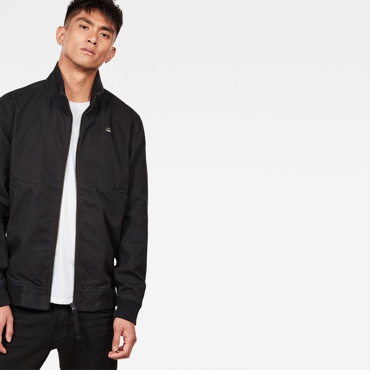 Deline Track Overshirt Black G STAR ES