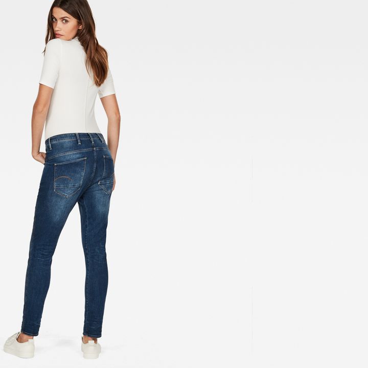 Dadin 3D Low Waist Boyfriend Jeans Medium blue G STAR CH