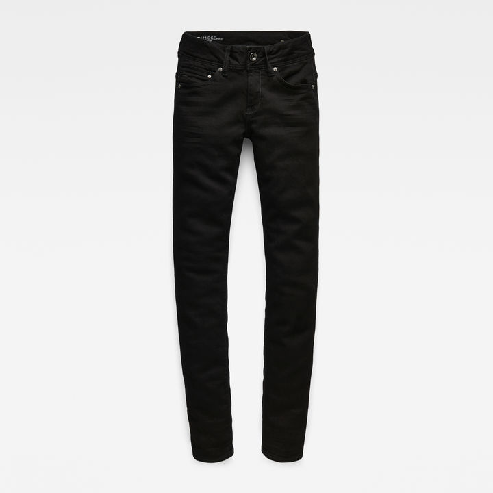 Midge Saddle Straight Jeans Black G STAR CA