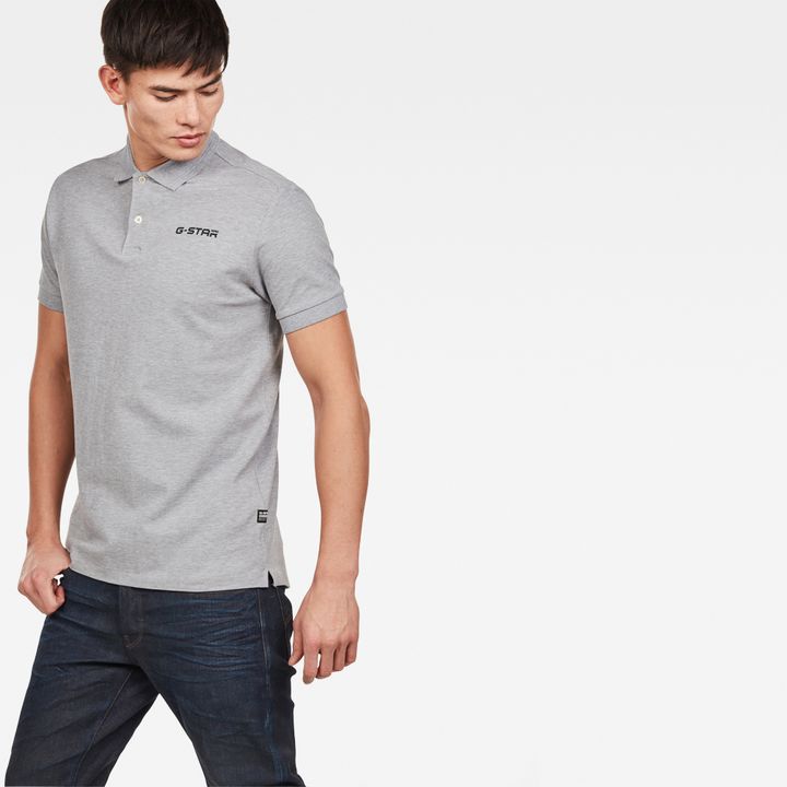 Shelo Graphic Polo Grey G STAR HK