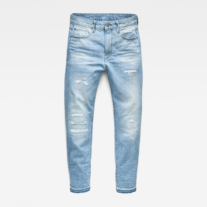 3301 Ripped Mid Boyfriend Jeans