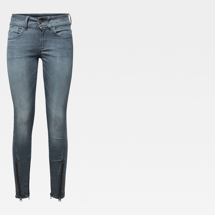 G star lynn zip mid skinny wmn store