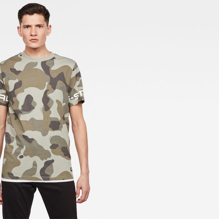Camo Gstar GR T Shirt
