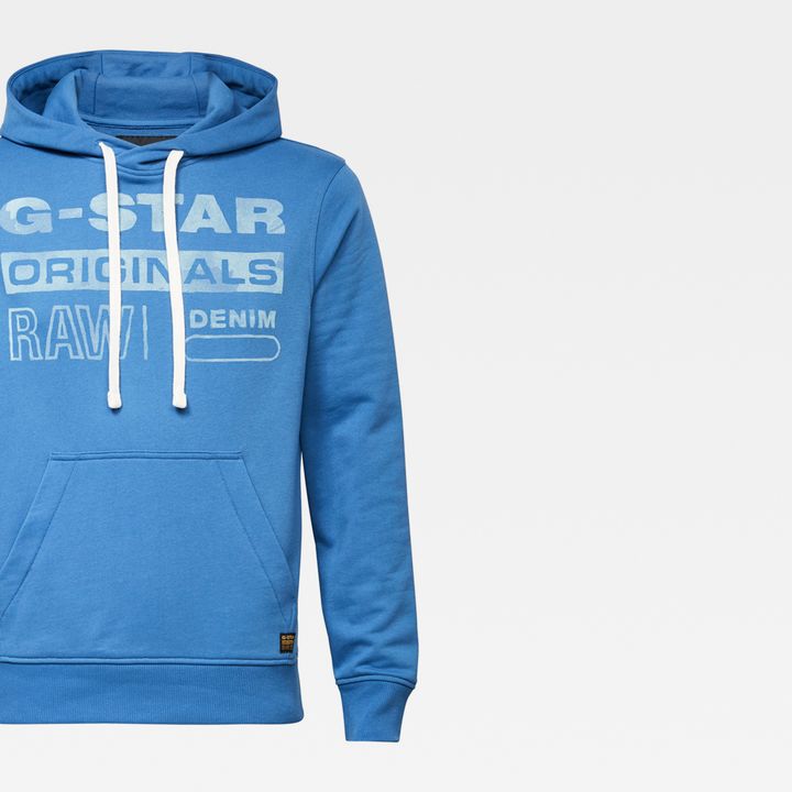 G star raw denim hoodie store