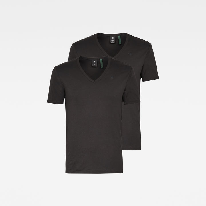 Basic V Neck T Shirt 2 Pack