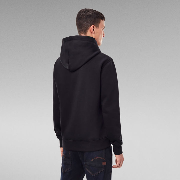 G Raw Hoodie Black G STAR CA