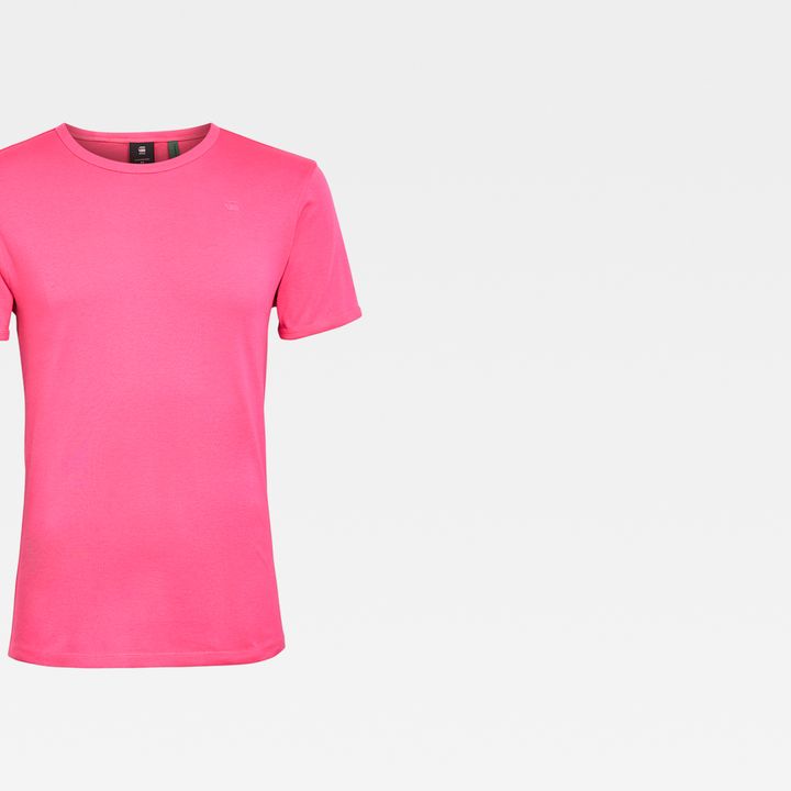 Base T Shirt Pink G STAR US