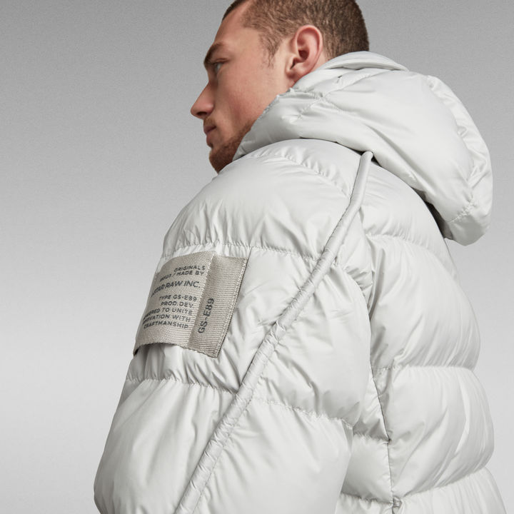 G Whistler Padded Hooded Jacket Light blue G STAR ZA