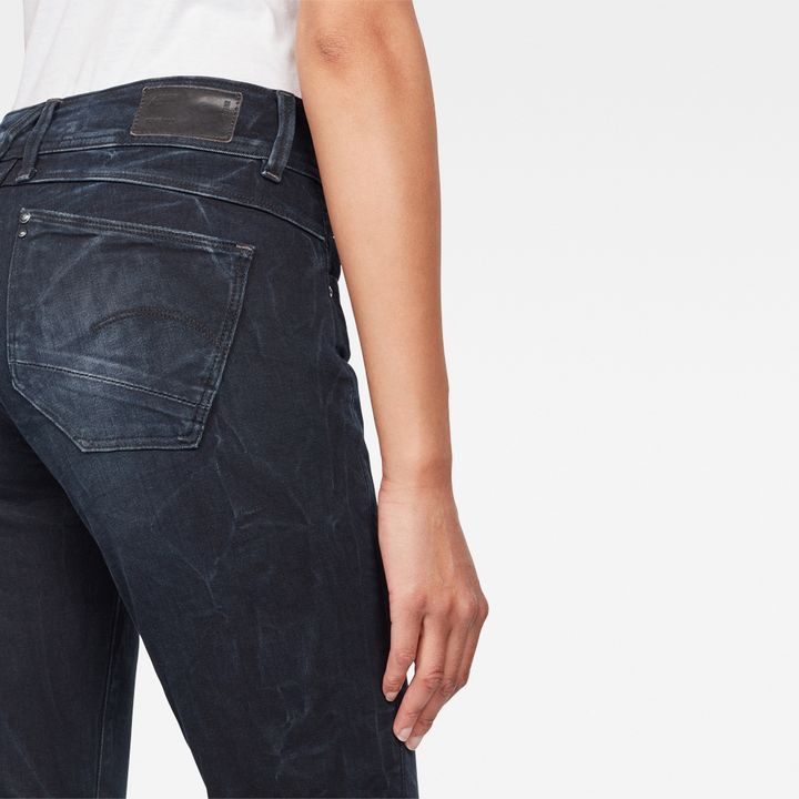 G star lynn mid skinny dark aged store