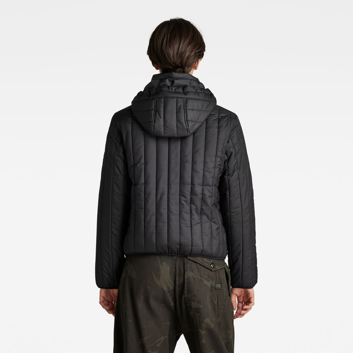 Meefic Vertical Quilted Jacket Black G STAR CA