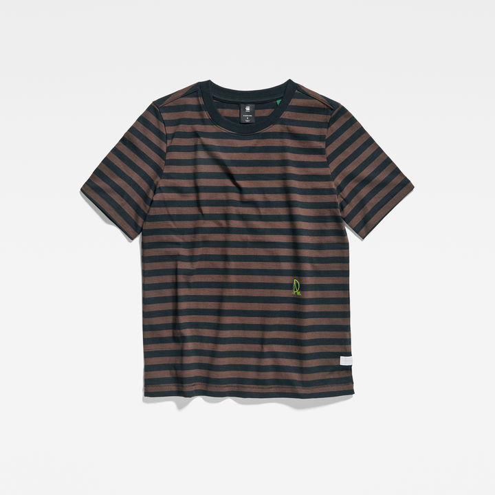 G STAR Women Small Raw Graphic Stripe T Shirt Multi color Size XS