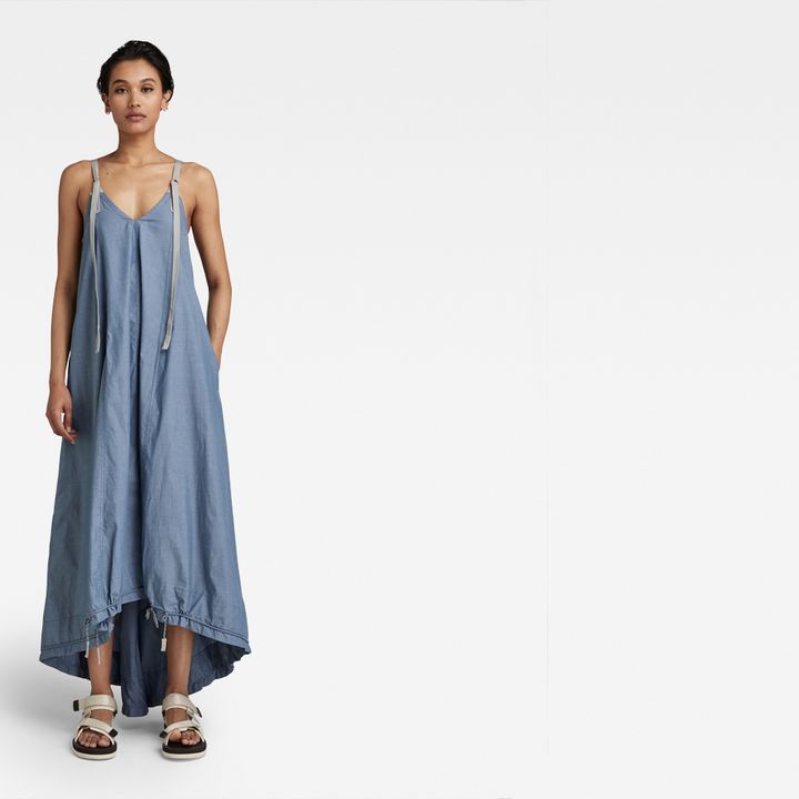 Long Para Dress Medium blue G STAR US