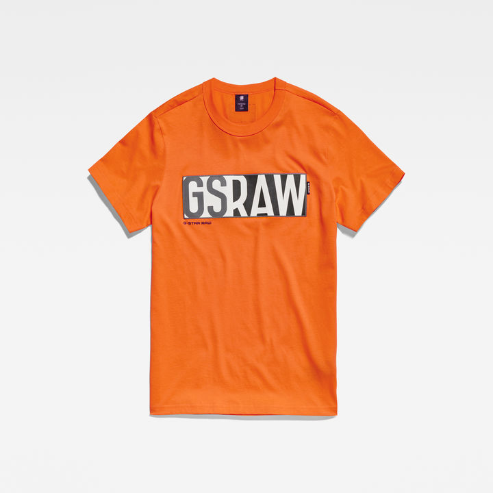 G star raw orange shirt store