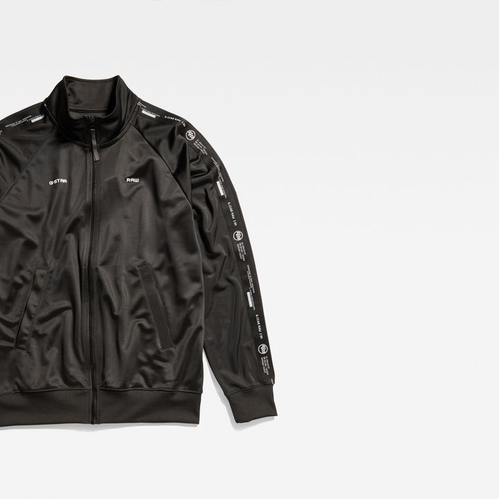 Logo Tape Track Jacket Grey G STAR US