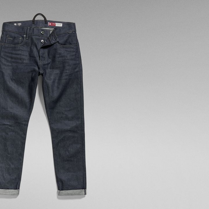 3301 Slim Selvedge Jeans Dark blue G STAR CA