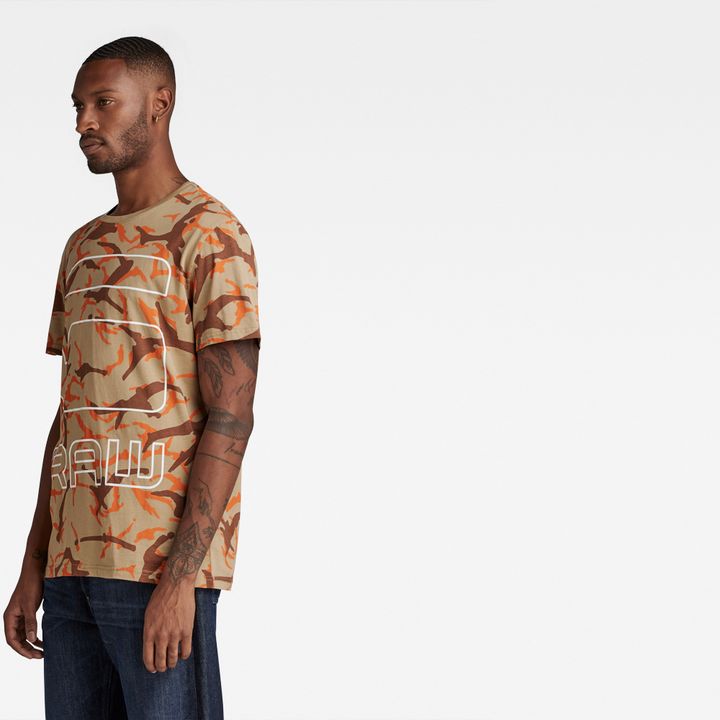 Camo Graphic T Shirt Multi color G STAR US