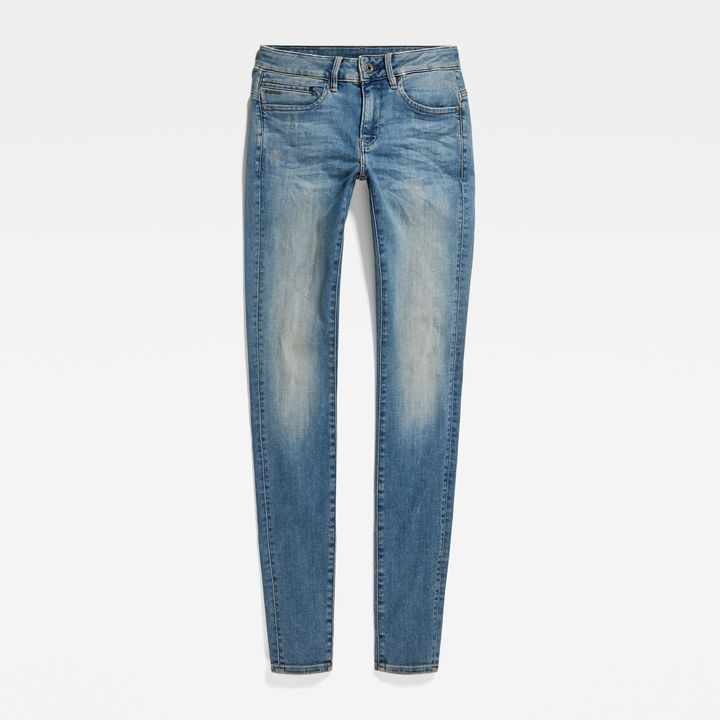 Midge Zip Skinny Jeans Light blue G STAR NL