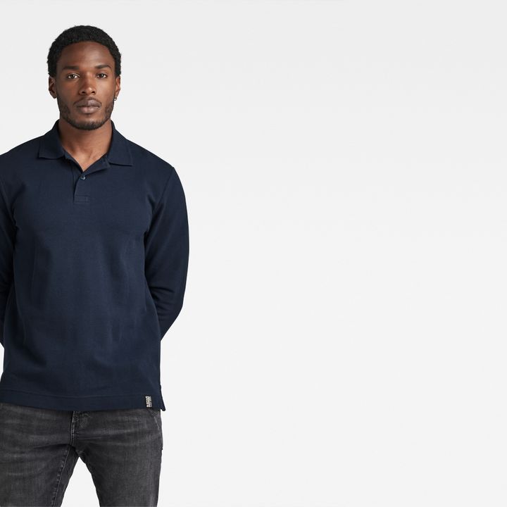 G star long sleeve polo store