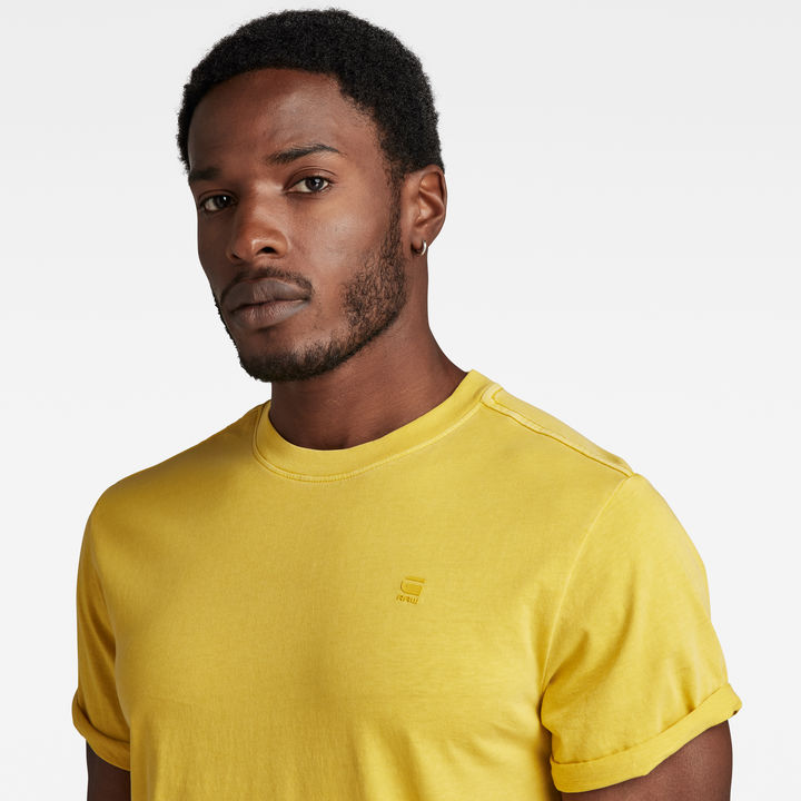 Yellow g star shirt store