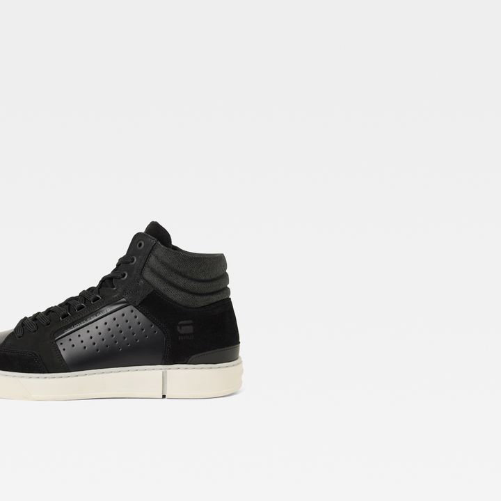Ravond II Mid Leather Sneakers Black G STAR CA