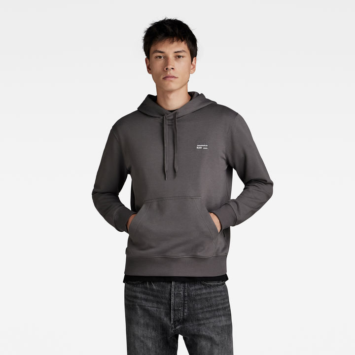 Regular Hooded Sweater Grey G STAR CA