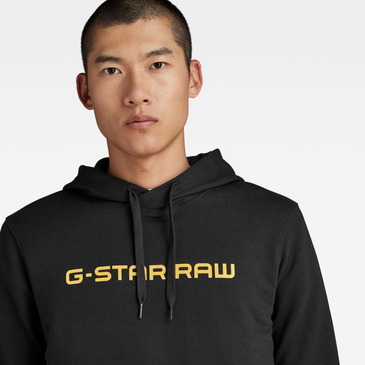 G star raw hoodie black store