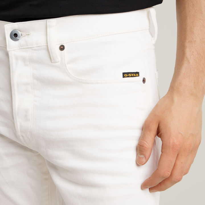 G star white mens jeans store