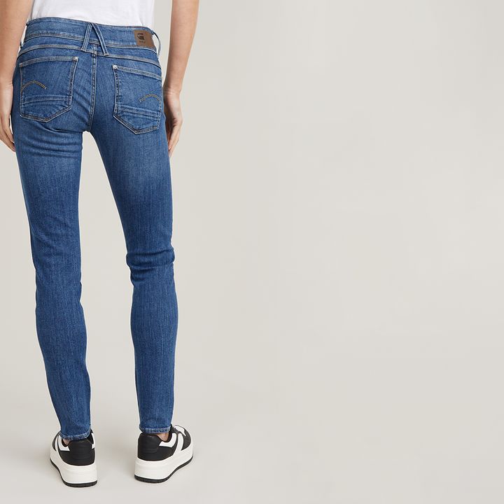 Lynn Mid Skinny Jeans Medium blue G STAR CA
